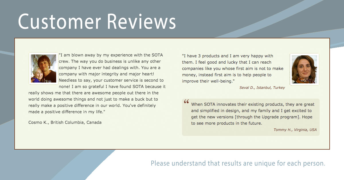 SOTA Customer Reviews